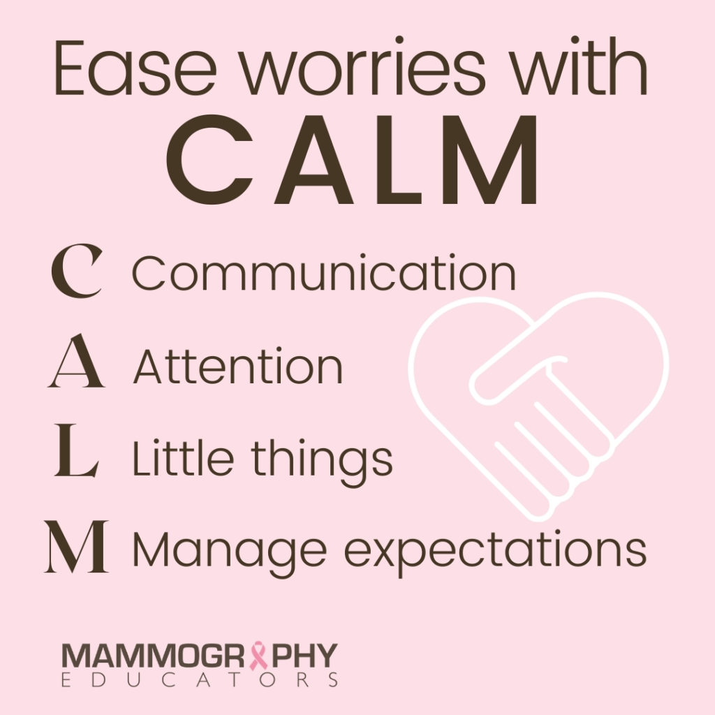 Easing Your Patient’s Anxiety During a Screening Mammogram ...