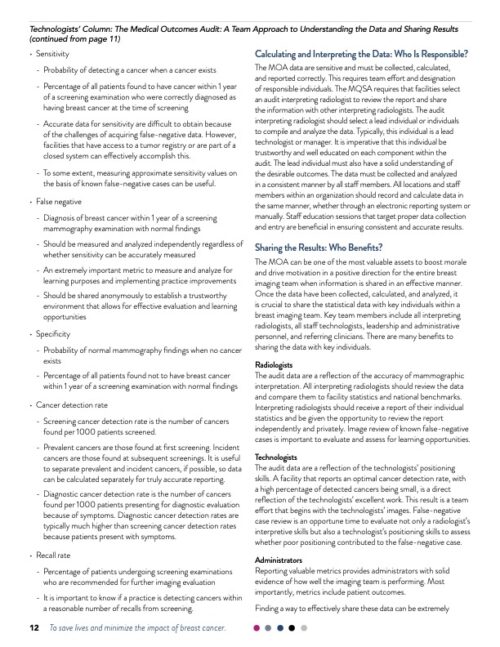 The Medical Outcomes Audit: A Team Approach to Understanding the Data ...