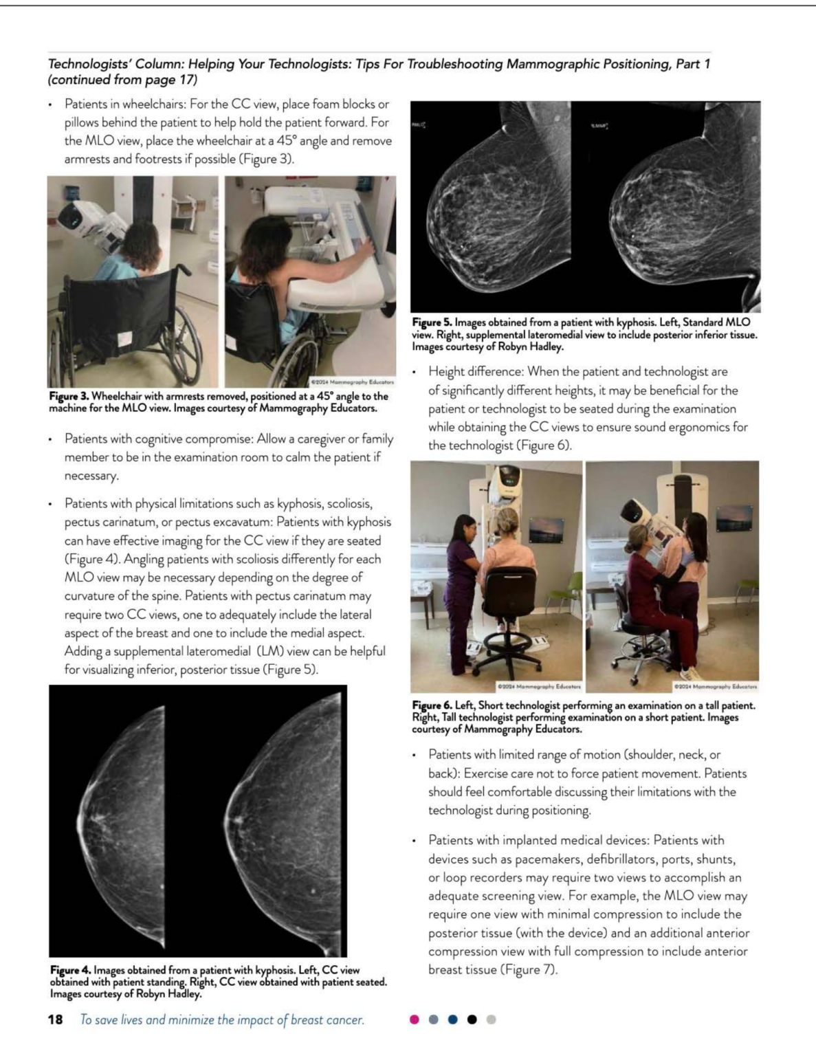 Helping Your Technologists: Part 1 – Mammography Educators